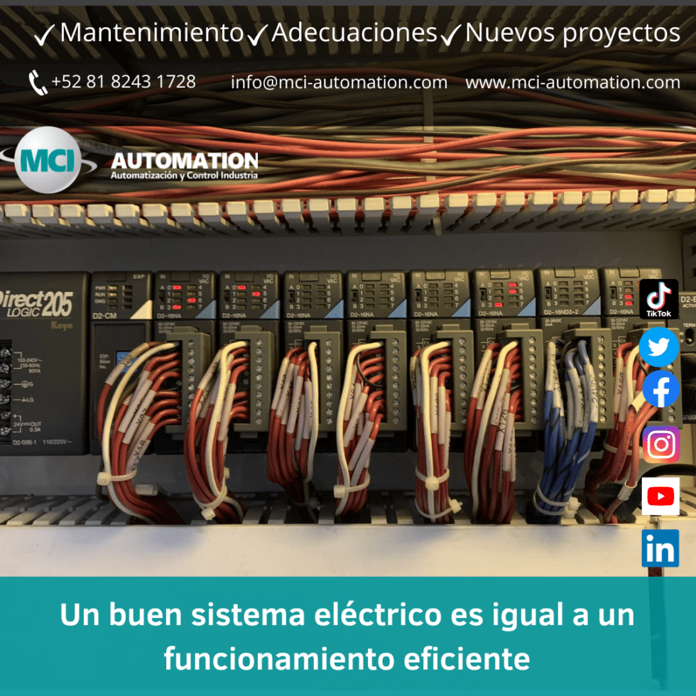 Un Buen Sistema Eléctrico Es Igual A Un Funcionamiento Eficiente.