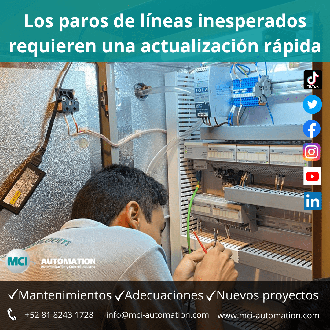 Los Paros De Líneas Inesperados Requieren Una Actualización Rápida.