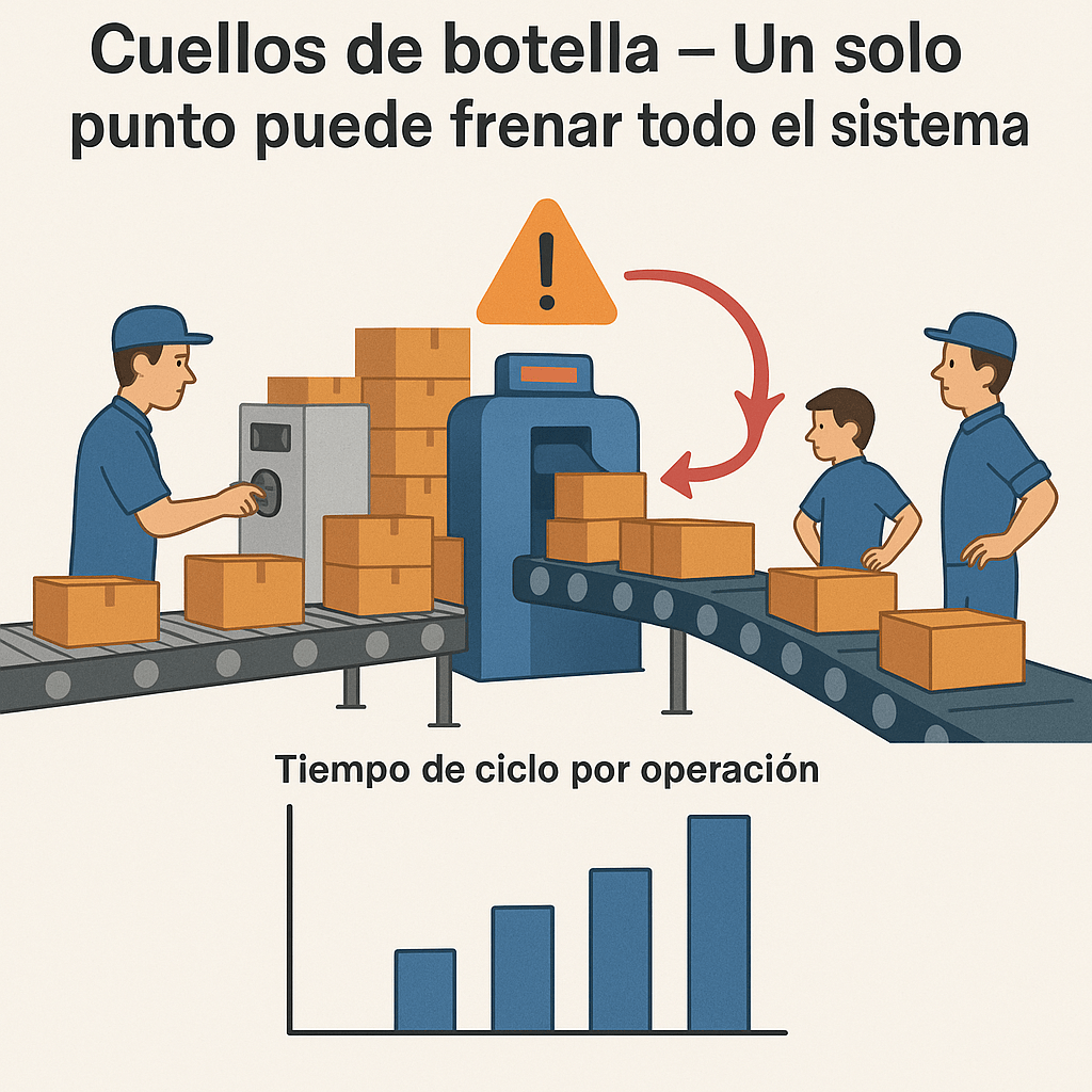 Cómo Identificar Cuellos De Botella En La Producción Industrial